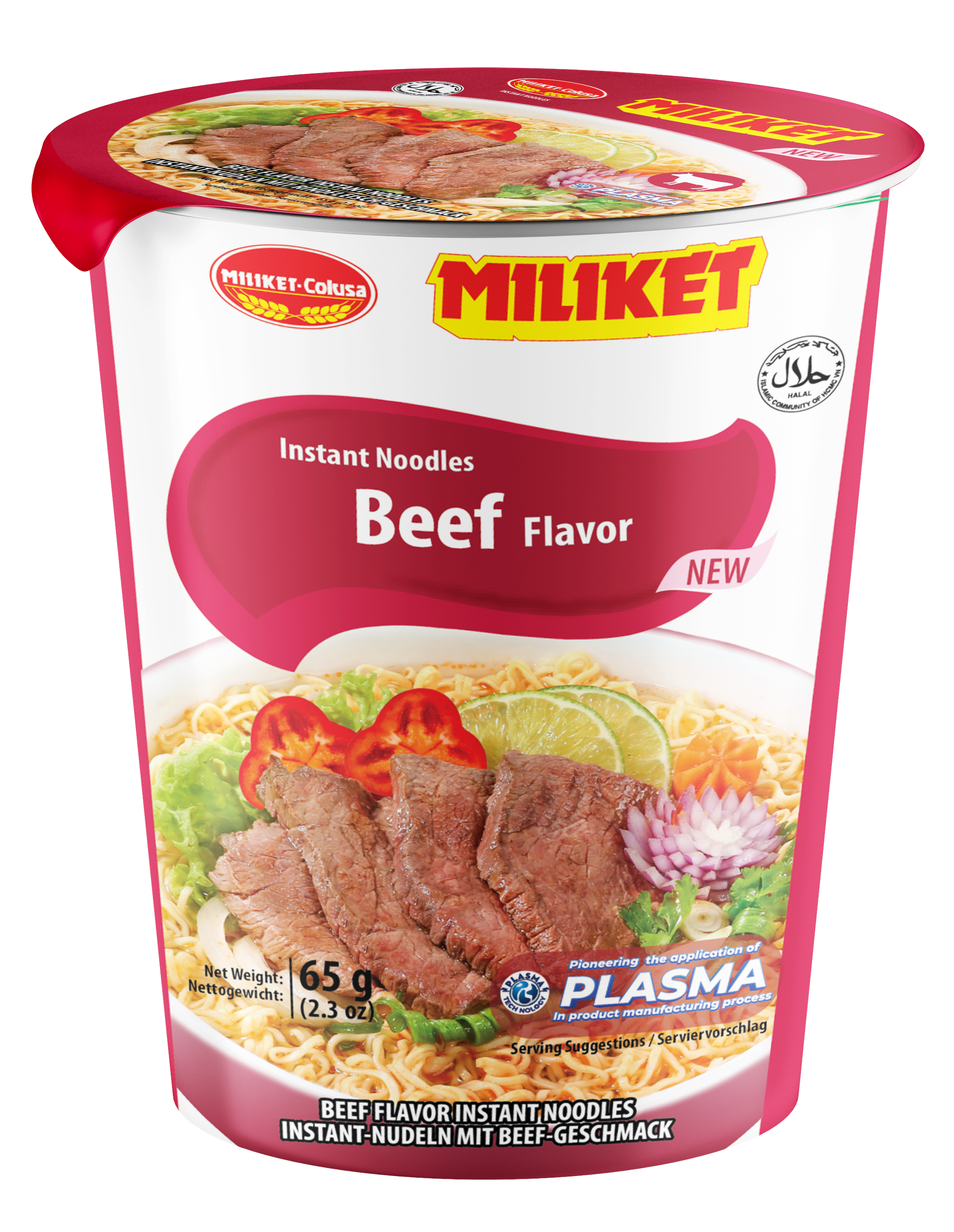 Mi Ly Instant-Nudeln im Becher 24x65g – Miliket Deutschland
